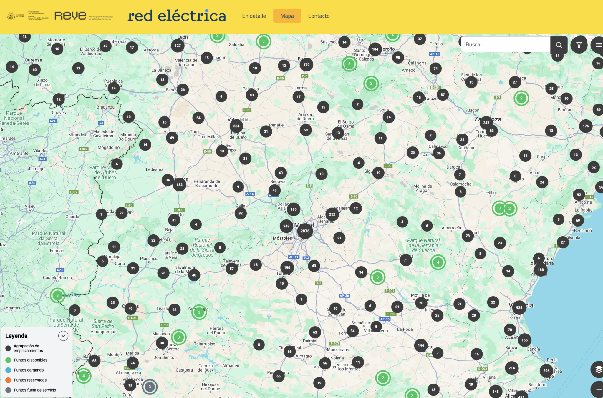 REE lanza una APP y un mapa con todos los puntos de recarga pública de ...